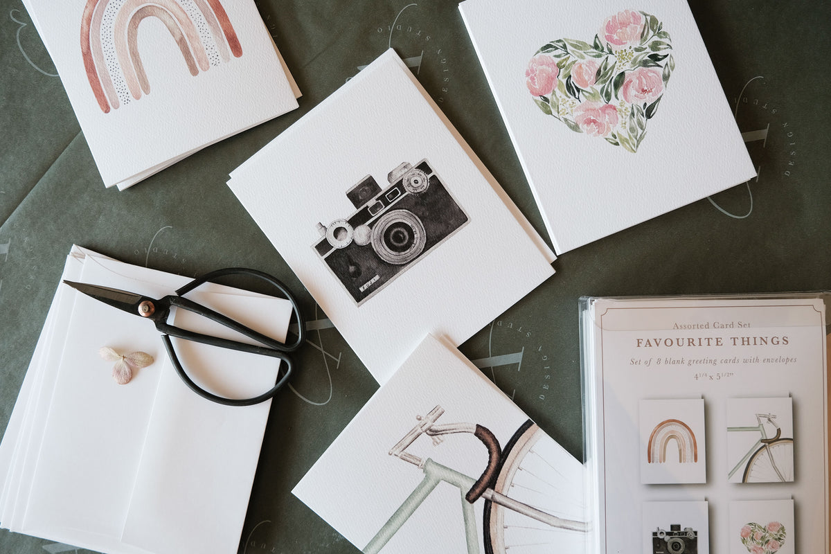 Favourite Things - Assorted Card Set – Emma Allen Design Studio